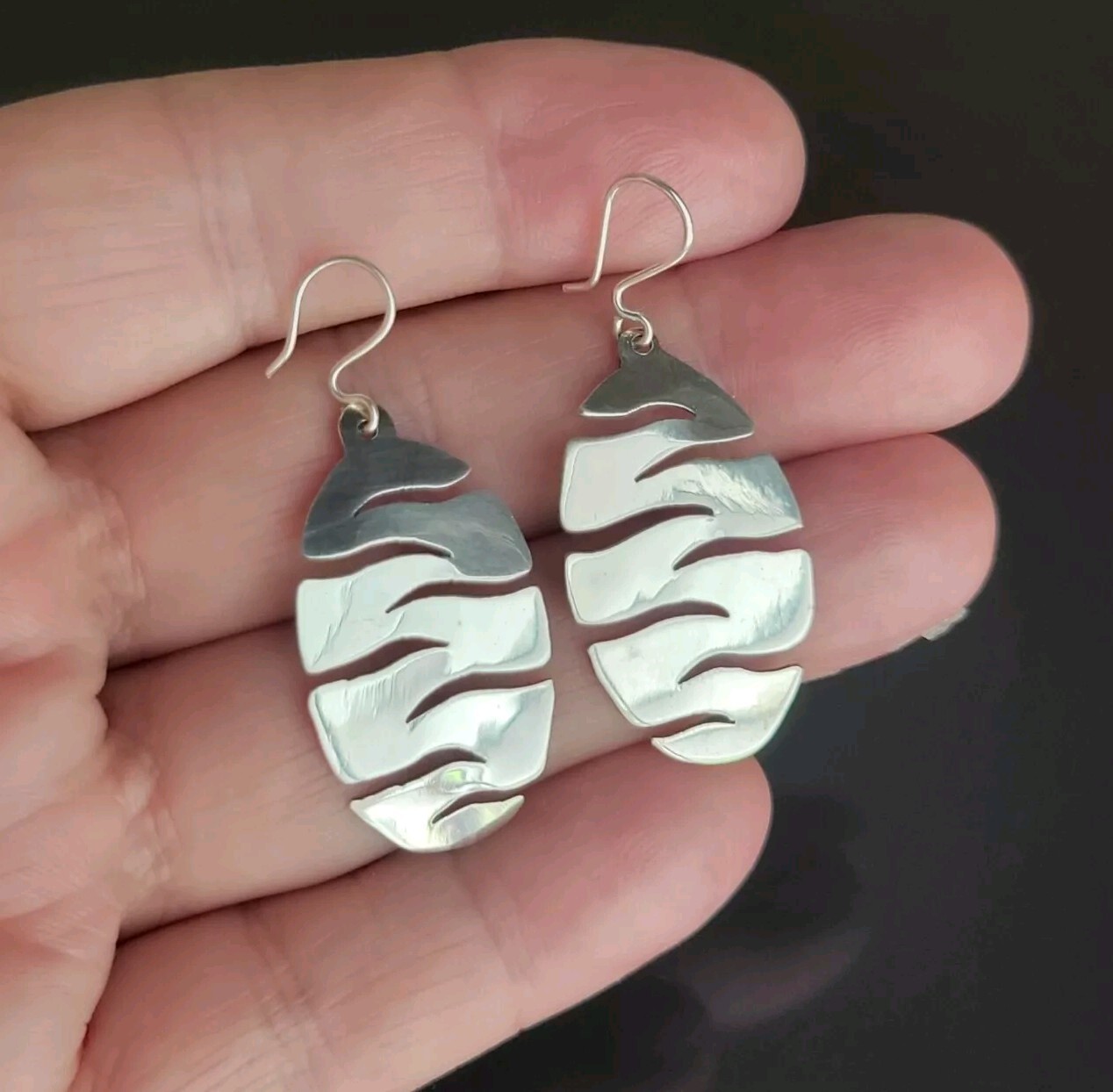 Erick's Sterling Silver Dangle Earrings Taxco.925 | eBay