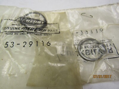 2 NEW OEM MERCURY QUICKSILVER RETAINING RINGS 53-29116 | eBay