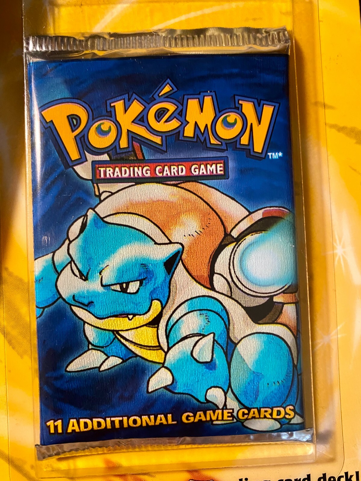 1999 Pokemon Base Set Booster Pack Factory Sealed Blastoise Art | eBay