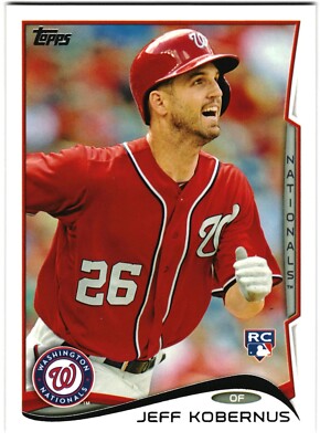 2014 Topps Baseball Jeff Kobernus Rookie Washington Nationals #443 | eBay