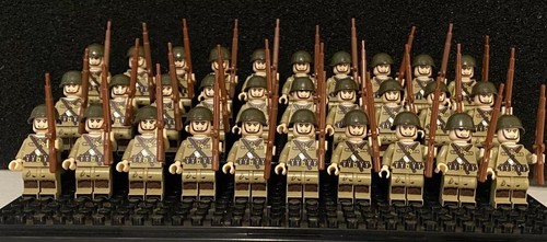 World War 2 Soviet Union Military Mini Figures (30 Soldiers). | eBay