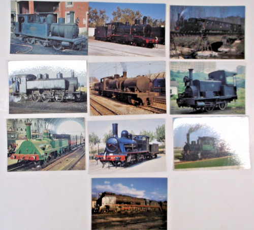 (10) Post Cards - steam train engines, never used. (lot 3123) | eBay
