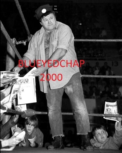 BULL BULLINSKI WRESTLER 8 X 10 WRESTLING PHOTO AWA | eBay
