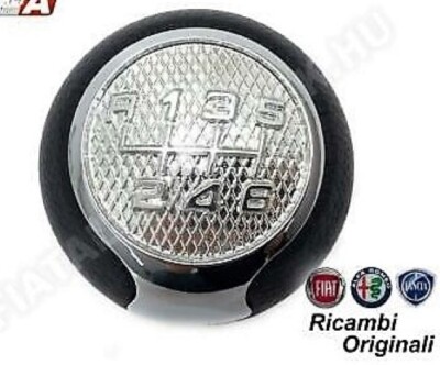 Pomello manopola leva cambio ALFA MITO 6 marce in pelle nuovo! 55344848 ...