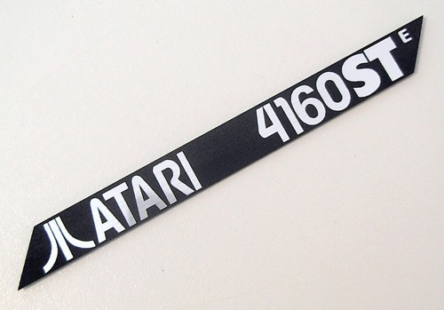 Etiquette Logo remplacement / Label replacement ATARI 4160 STE / ST ...