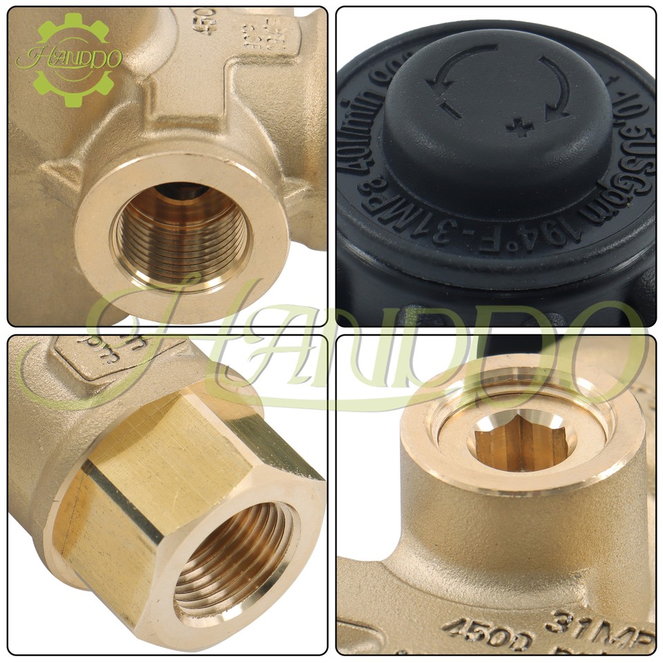 4350PSI 8GPM Unloader Valve VRT3-310 Pressure Washer Regulator AL607 ...