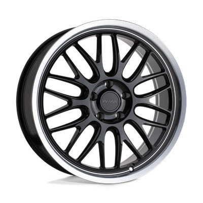 16x7 Petrol P4C GLOSS BLACK W/ MACHINED CUT LIP Wheel 5x100 (40mm) | eBay