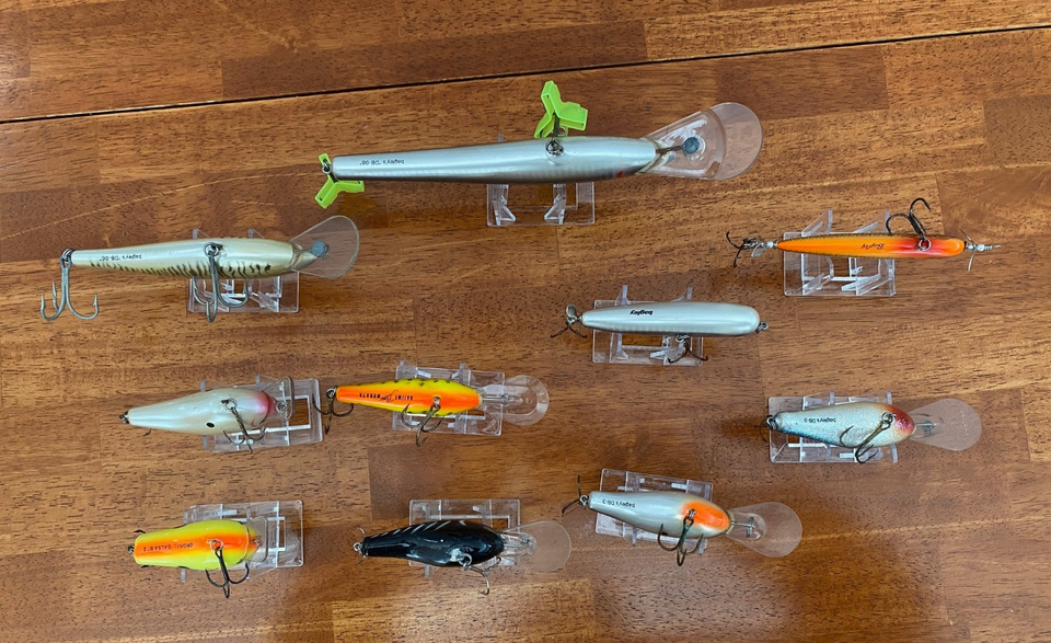 Ten Vintage Large Bagley Fishing Lures | eBay