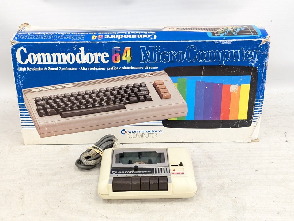 Vtg COMMODORE 64 Home Computer 1 MHz MOS 6510 CPU 64 KB RAM VIC‑II ...