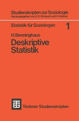 Deskriptive Statistik by Hans Benninghaus (German) Paperback Book ...
