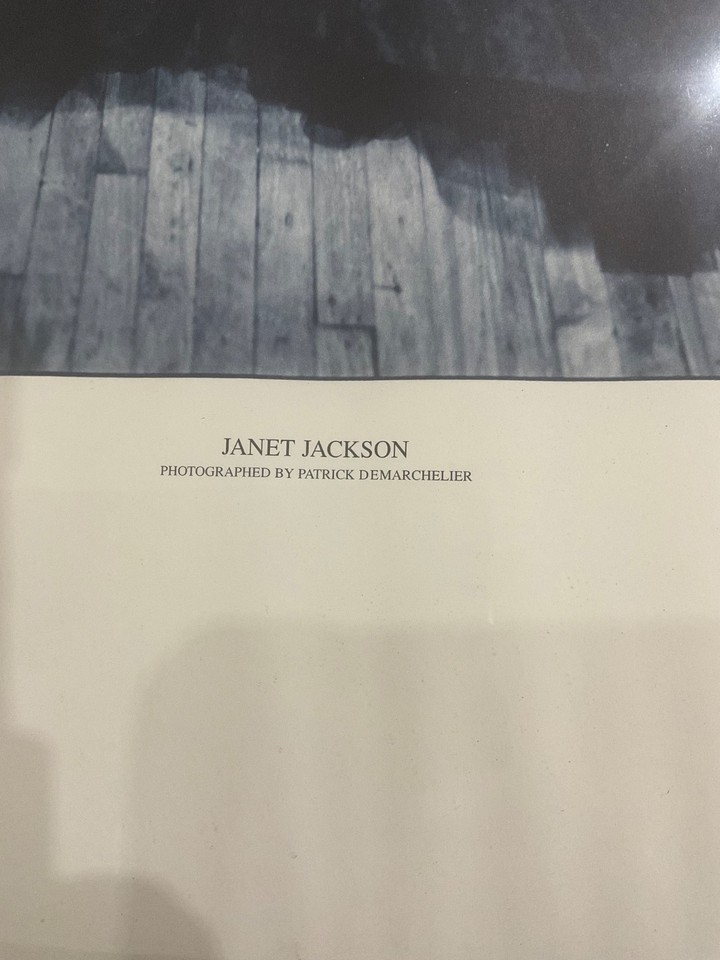 Janet Jackson Signed Patrick Demarchelier print framed | eBay