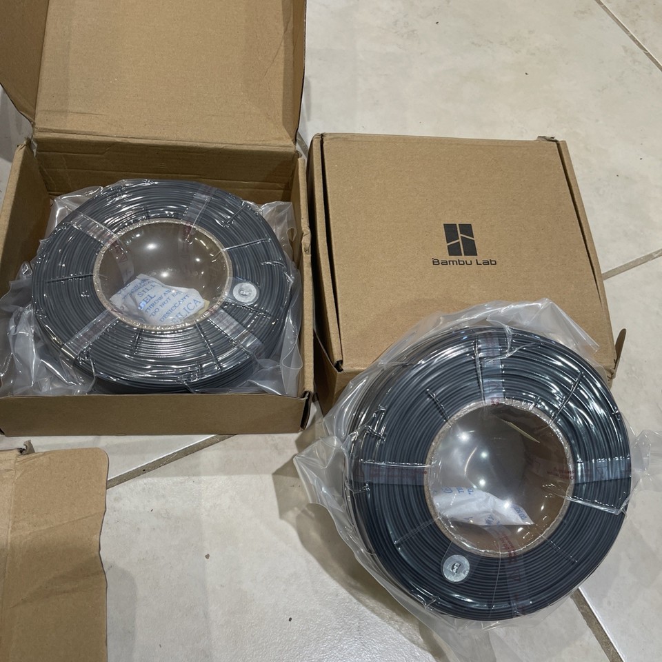 Qty 6 New Bambu Lab 3D Printer Filament 1.75mm 1kg Various Colors | eBay