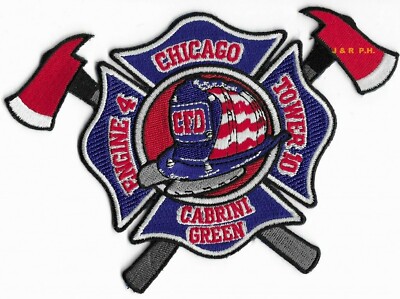 Chicago Engine - 4 / Tower -10 "Cabrini Green", Ilinois (6" x 4") fire ...