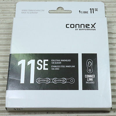 Connex 11sE E-Bike Kette Länge 136 Glieder - 11 fach - mit Kettenschloß ...