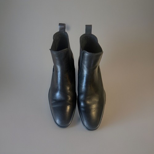 ECCO Mens Tray Tech Gore-Tex Smooth Leather BLK 7-7.5 Ankle Boots ...