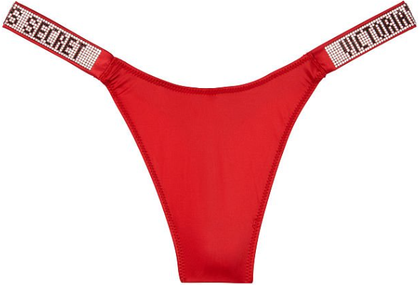 Victoria's Secret SALE Rhinestone Shine Straps Thong XS S M L XL XXL ...