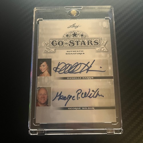 Leaf Co-Stars Trading Card George Wilbur Danielle Harris Autographed ...