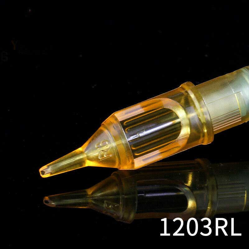 20x Sterile Disposable Tattoo Needle Cartridges Round Liners Shaders R ...