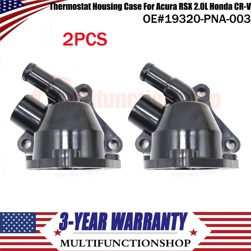 2PCS Thermostat Housing Case 19320-PNA-003 for Acura RSX 2.0L Honda CR ...