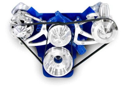 March Performance Aluminum Ford Fe-Series Serpentine Ultra Pulley Kit P ...