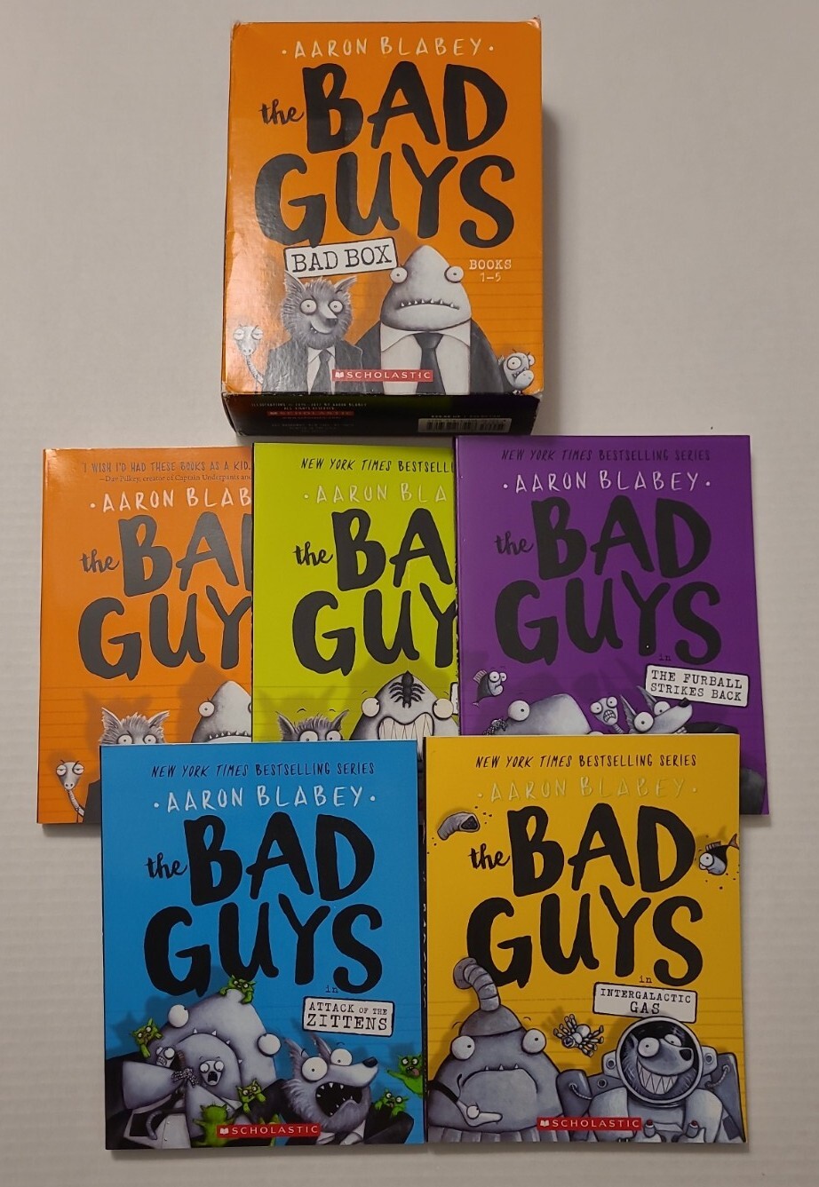 The Bad Guys "Bad Box Set" : Volumes 1-5 PAPERBACK (2018 Scholastic ...