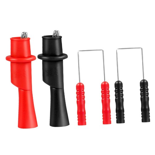 6 Pieces Tail Probe Needles Tweezers Probe Test Leads 2mm Plug | eBay ...