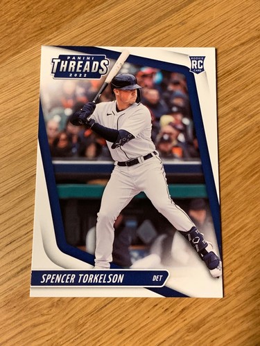 2022 Panini Chronicles Threads Spencer Torkelson Rookie Card #14 Tigers NM-M | eBay