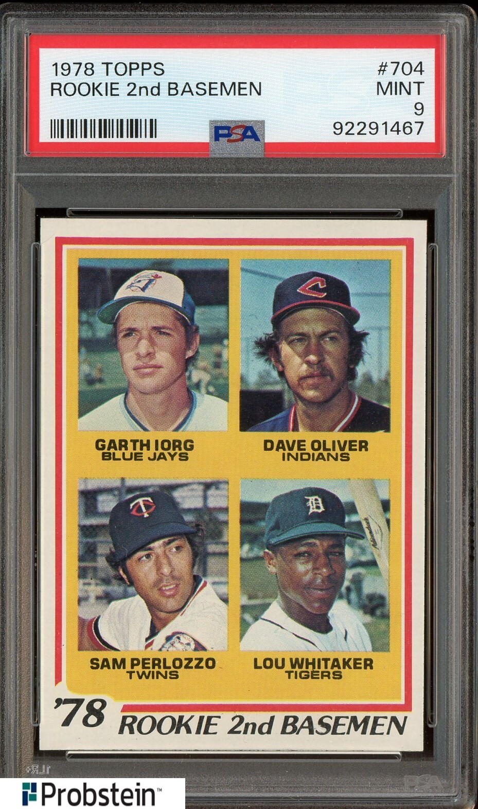 Lou Whitaker 1978 Topps #704 Rookie 2nd Basemen Price Guide - Sports ...