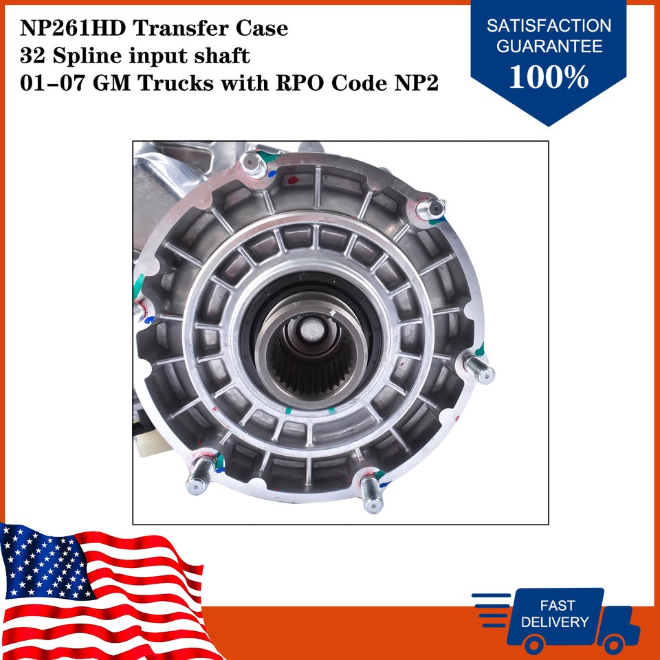 NP261HD (NP2) New Transfer Case Rear Case For Chevy GM 2500 3500HD 01 ...