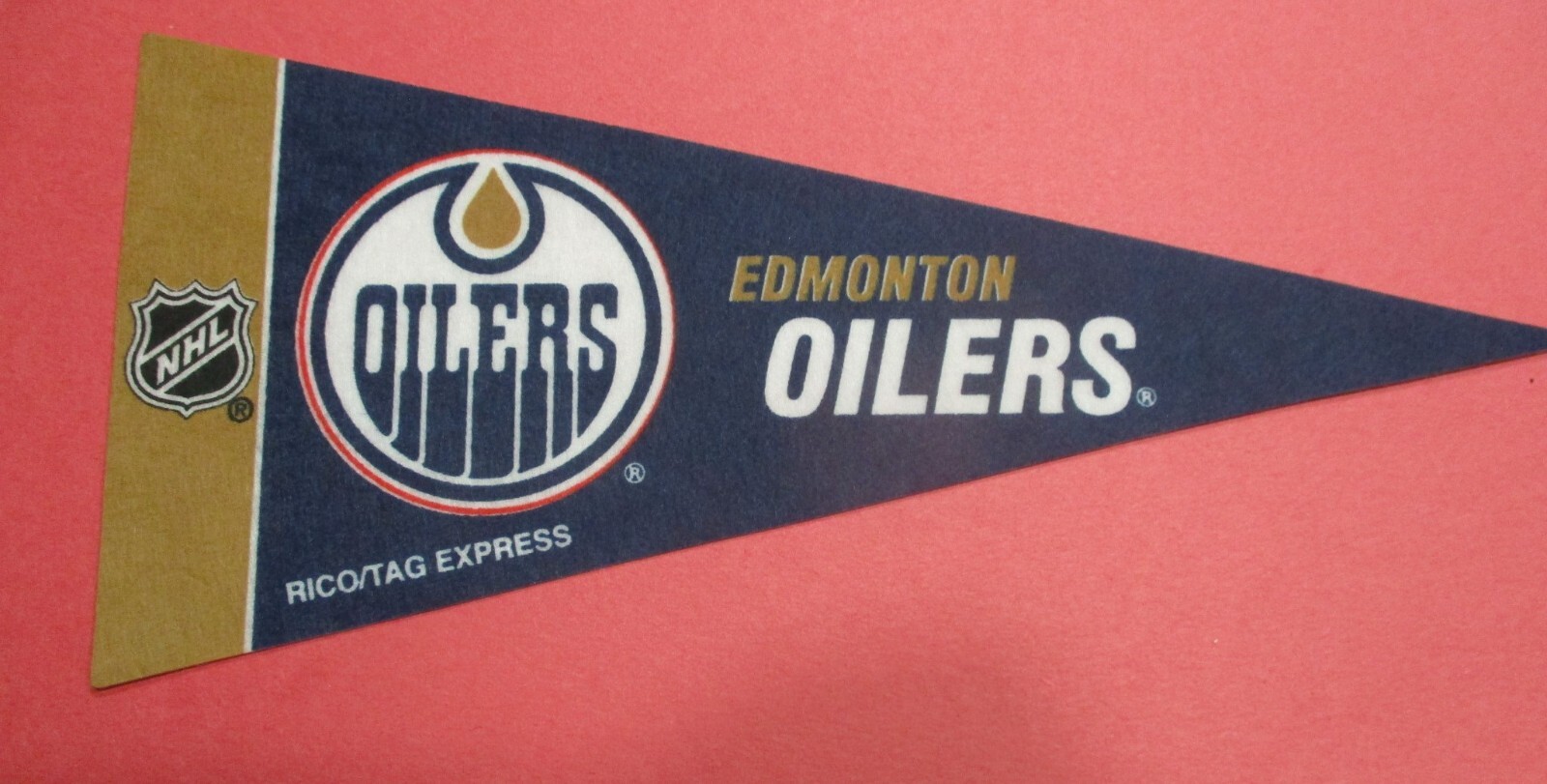 Edmonton Oilers 1996-2011 Logo - NHL Hockey Small Banner / Pennant 9 ...