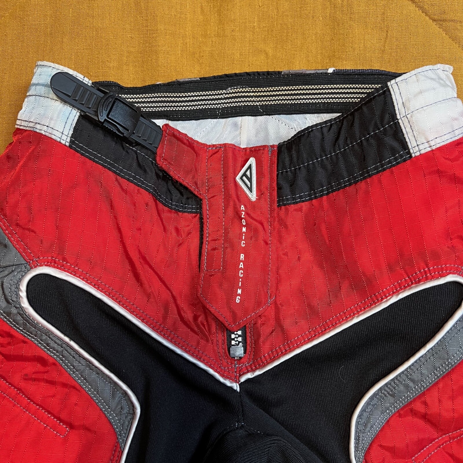 Vtg Azonic Version 001 Motocross Shorts MTB Enduro Sz 28 Red, S | eBay