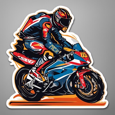3x2.4” Super-bike Racing Cool Decal Sticker NEW DESIGN! | eBay