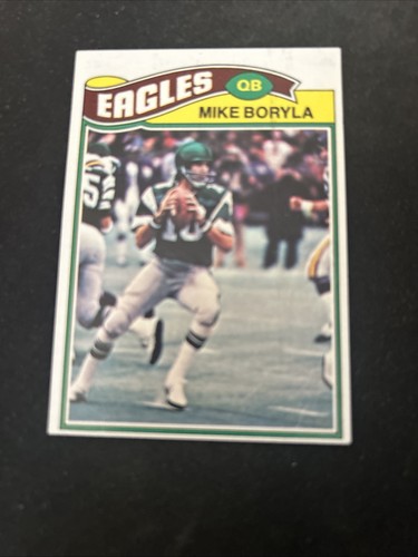 1977 Topps Football Card #183 Mike Boryla Philadelphia Eagles NmMt Free ...