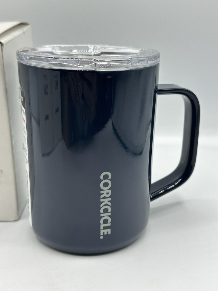 Corkcicle 16 oz. Mug - Triple Insulated Navy Blue Allegro | eBay