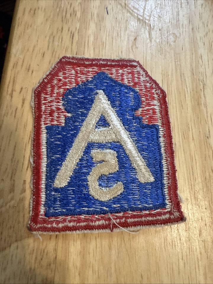 Vintage US ARMY NORTH 5th Army Patch WW2 Red White Blue 2.25in | eBay