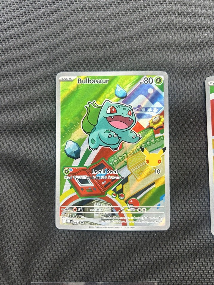 30th First Partner Illustration Collection Cards: Bulbasaur Charmander ...
