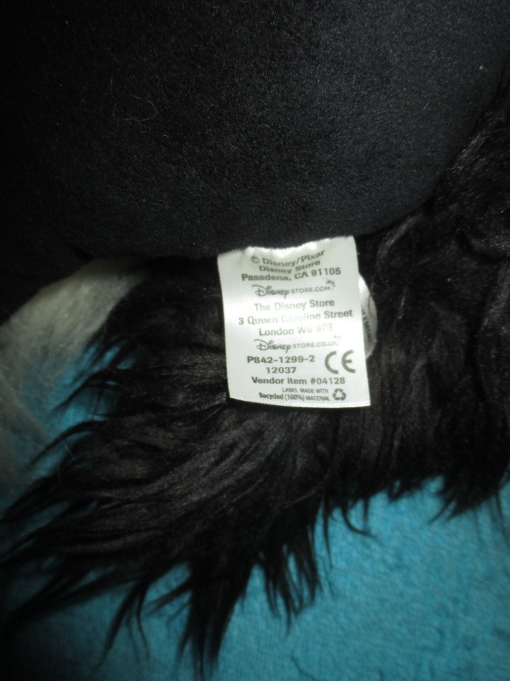 Disney Store Brave Angus Plush 14" Merida Horse Black White Stallion ...