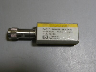 HP KEYSIGHT 8481D Power Sensor, 10 MHz to 18 GHz (-70 to -20 dBm) | eBay