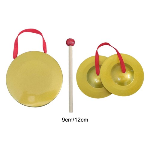 Mini Small Hand Cymbals Gong Instrument Gong Band Rhythm Musical ...