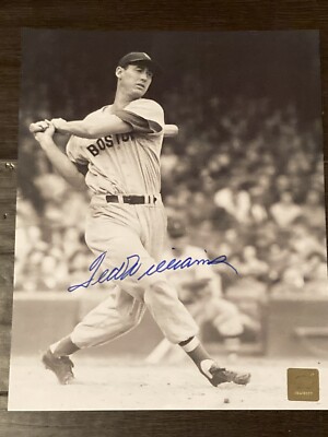 Ted Williams Autographed Signed 8x10 Photo.HOF. With COA | eBay