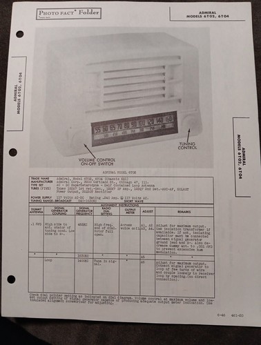 Photo Fact Data. 1946 Sentinel Model 6T03. 6T04. A65 | eBay
