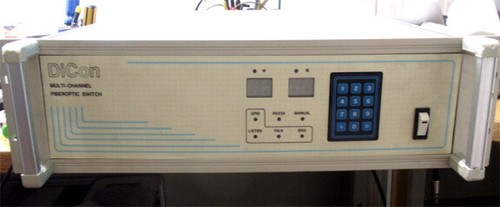 DiCON 2-channels 2x25 sigle mode FIBEROPTIC SWITCH GPIB and ,RS232 new ...