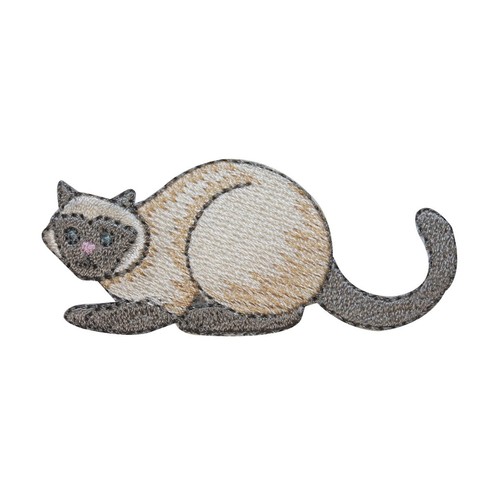 ID 3016 Siamese Cat Patch Kitten Kitty Cute Pet Embroidered Iron On Applique | eBay
