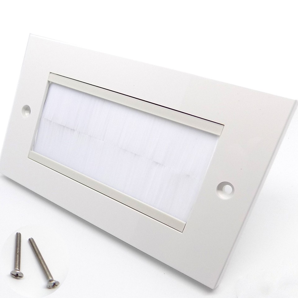 Custom Faceplate MultiMedia Wall Plate 1/2/4 Gang Back Box HDMI/USB ...