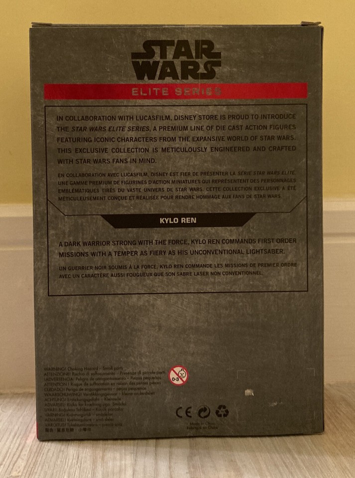 Star Wars Kylo Ren Disney Elite Series Episode VII Die Cast Figure New ...