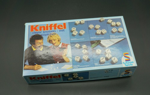 SCHMIDT SPIELE Kniffel Clever Knobeln mit Köpfchen Gesellschaftsspiel ...