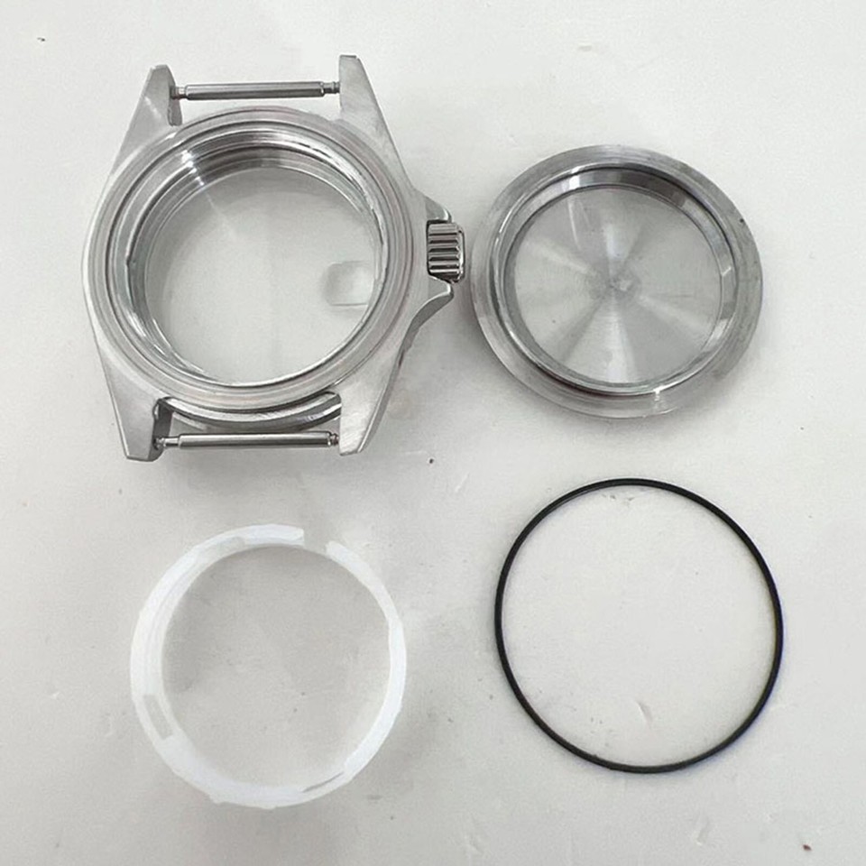 40MM Stainless Steel Watch Case Aluminum Bezel For 8215/8200/8205/2813 ...