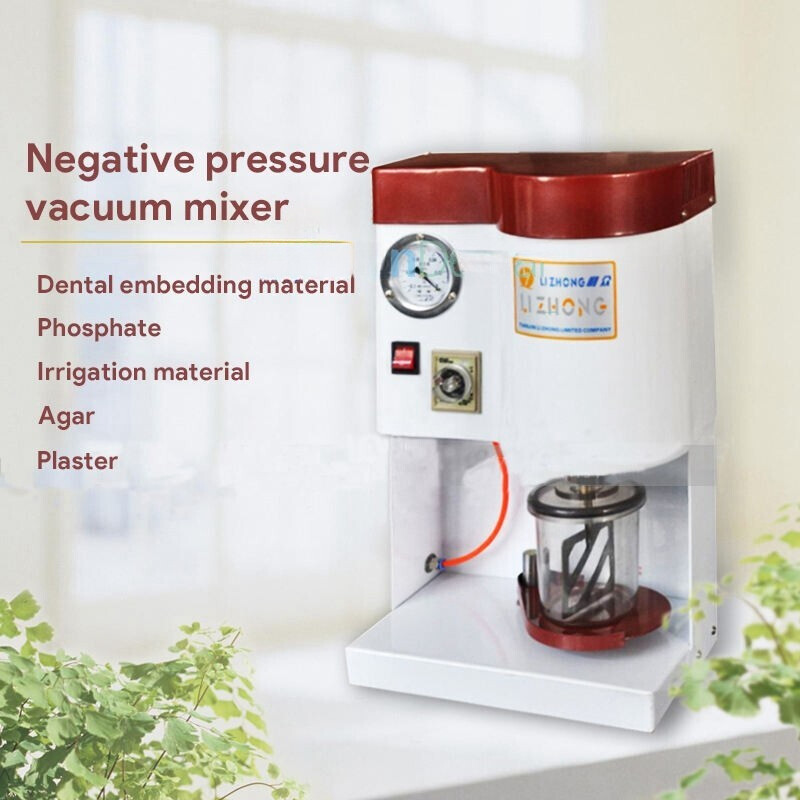 Dental Lab Vacuum Mixer Negative Pressure Mixer Gypsum Mixing Machine ...