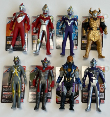 Ultraman Hero Figures Ultra Monster Series New Set of 8 Figures 5.9 ...