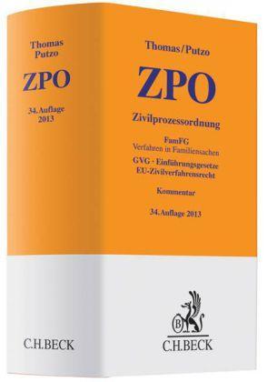 Zivilprozessordnung (ZPO) von Heinz Thomas und Hans Putzo (2013 ...